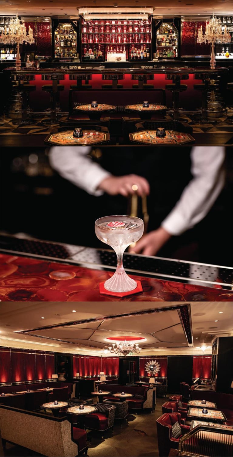 French elegance in London's new Baccarat bar