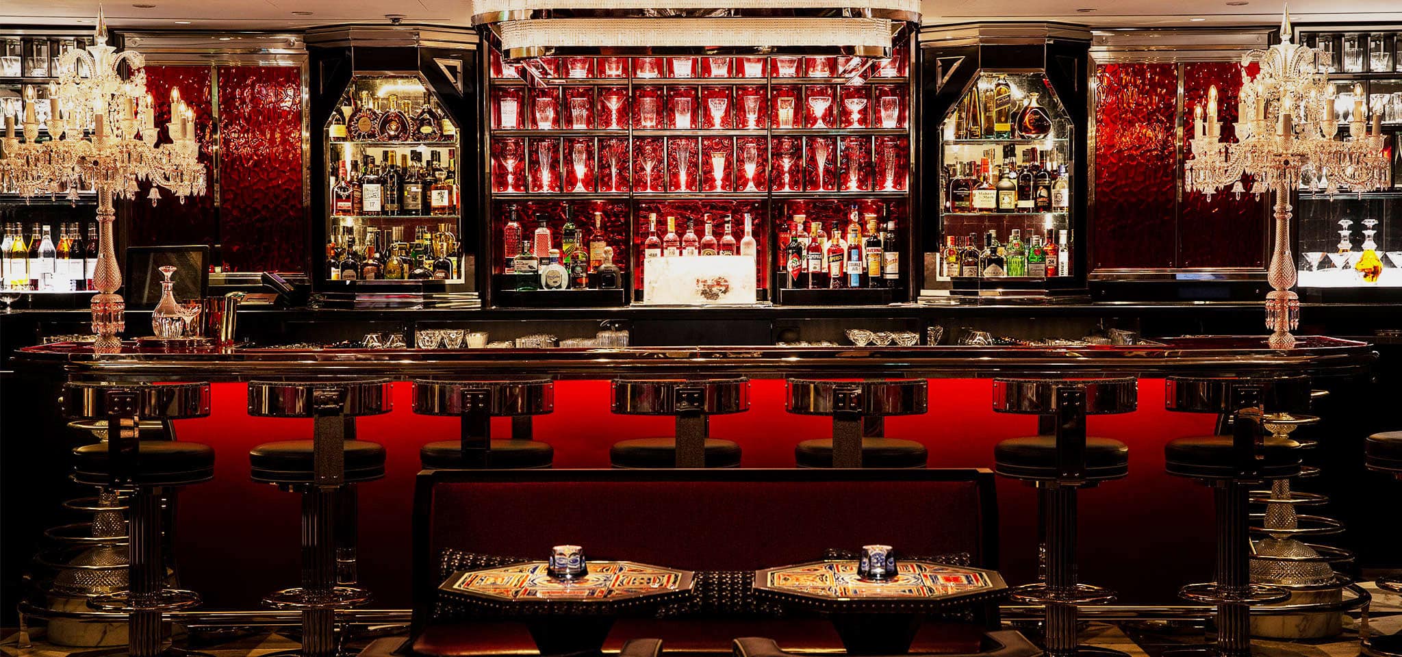 French elegance in London's new Baccarat bar