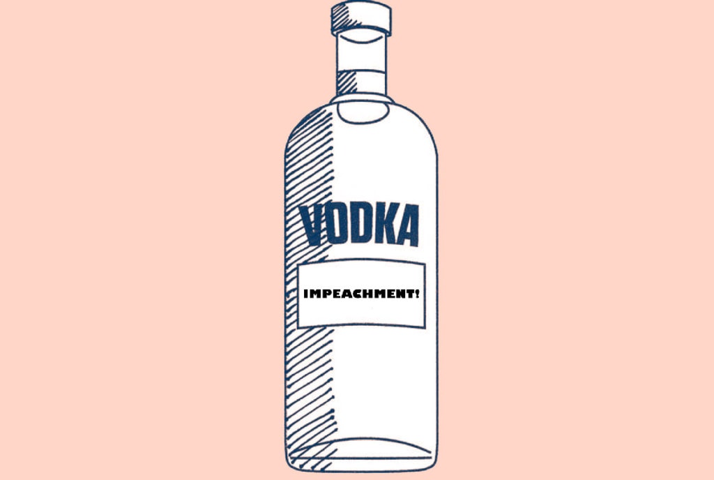 La impugnación es real y existe en "Impeachment" vodka