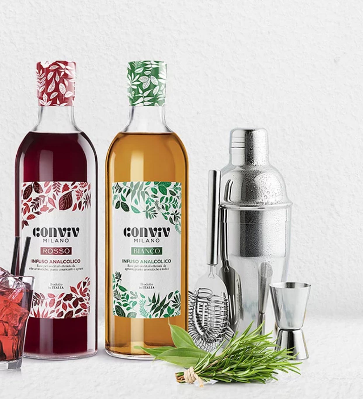 Conviv mostra il suo trucco per la convivenza presentando due analcolici